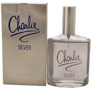 REVLON CHARLIE SILVER 3.4 oz Eau de Toilette Spray NEW in Box for Women