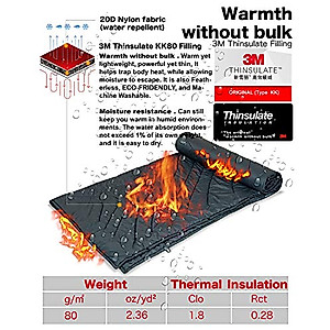 iClimb 1 Low Ground Folding Chair and 1 3M Thinsulate Insulation Warm Blanket Bundle, Ultralight Compact for Single Person Outdoor Backpacking Camping Beach Concert