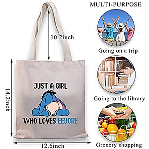 BDPWSS Donkey Tote Bag For Women Donkey Lover Gift Donkey Fans Gift (Girls loves Eey TG)