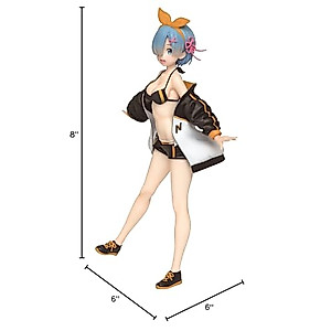 Taito Re:Zero Precious Figure - Rem~Jumper Swimsuit ver~ ~Renewal~ Prize Figure