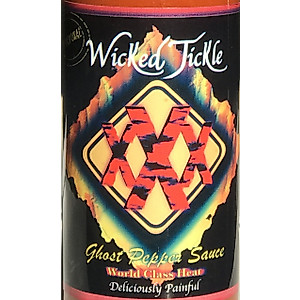 Ghost Pepper Hot Sauce Wicked Tickle XXX Extreme Heat Worlds Hottest Chipotle Sauce