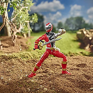 Power Rangers Lightning Collection Dino Fury Red Ranger 6-Inch Premium Collectible Action Figure Toy