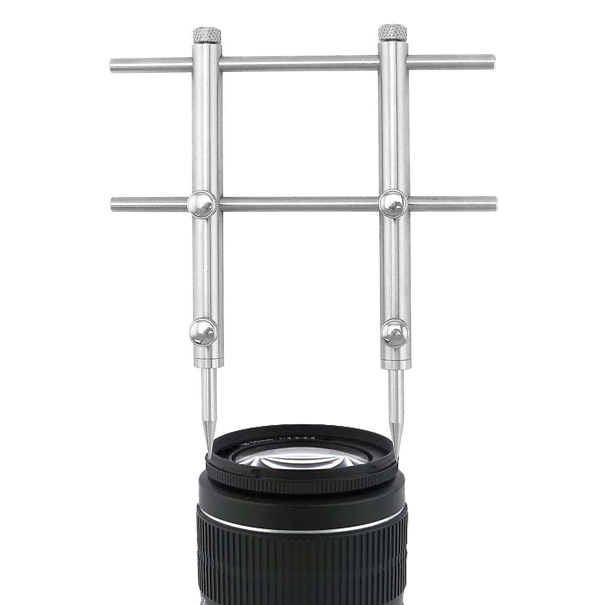 QWORK Camera Lens Openning Repairing Tool Kit, DSLR Camera Tool Set, 3/8" to 3-15/16" Lens Repair Set, Anti-Magnetic 3 Tips, 6 Screws and 2 Hexagon Wrench for Canon Nikon Sony Olympus Camera