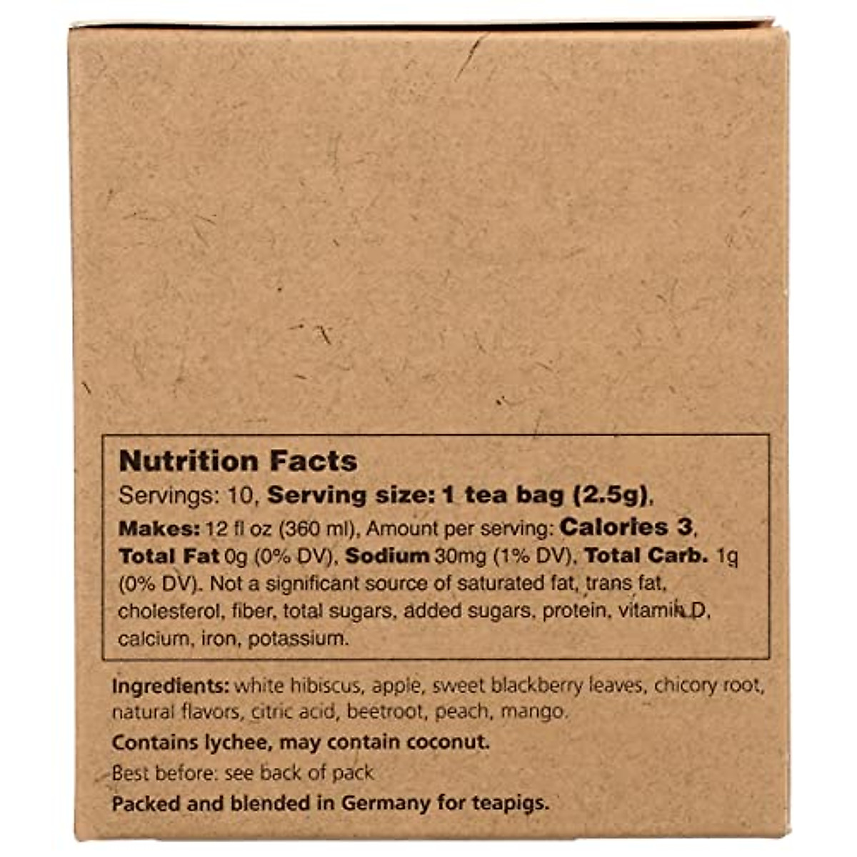 TEA COLD BRW PEACH MANGO