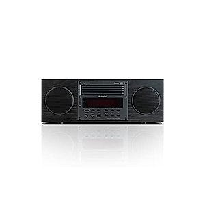 Sharp CD-BH350 Micro Audio Component System with 5 CD Changer, Bluetooth, FM Radio & USB Playback - 50 Watts RMS