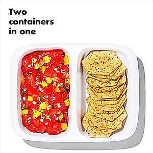 OXO Good Grips Prep & Go Leakproof 2 Cup Divided Container