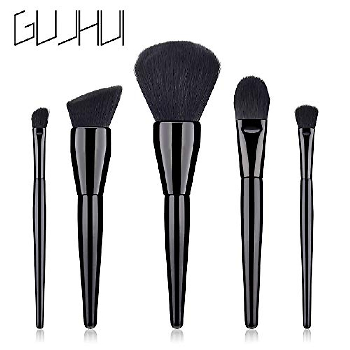 Mens Wet Hair Brush Tools Foundation Eyeshadow Makeup Brush Cosmetic Sets Wooden 5PCS Eyebrow Brush Brush The Good Place Merchandise