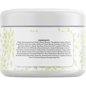 Scar Cream for Face and Body Care - Hydrating Vitamin E Lotion for Face Care with Nourishing Cocoa and Shea Butter Emollient Cream - Paraben and Silicone Free Skin Moisturizer for Sensitive Skin