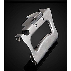 Kitchen Stainless Steel Military Style Multi-Function Manual Can Opener for Can Beer