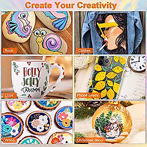 Betem Acrylic Paint Pens Paint markers for Rock Painting, Stone, Ceramic, Glass, Wood, Canvas. Premium Acrylic Paint Markers Art Supplies for Adults Kids DIY Crafts Making