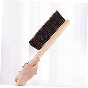 Healeved 2pcs Cleaning Brush Household Brooms Bed Brush Kid Broom Hand Broom Dish Brush with Soap Dispenser Fireplace Brush Small Duster Brush Desk Brush Handheld Brush Brown Lotus Tree