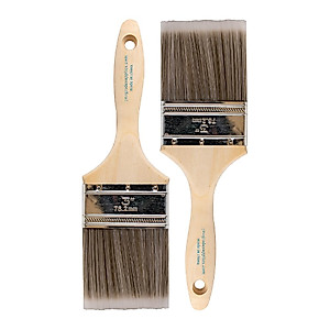 Pro Grade - Paint Brushes - 2Ea 3" Flat Brushes