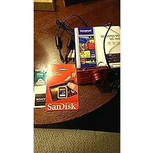 Olympus VG-160 14MP Digital Camera with 5x Optical Zoom (Red) (Old Model)