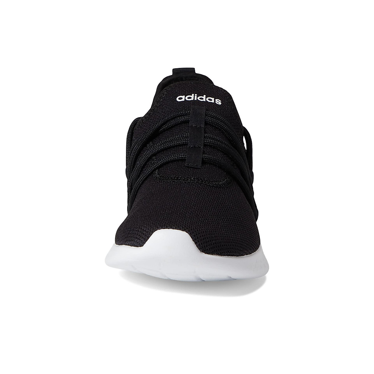 adidas Women's Puremotion Adapt 2.0 Running Shoe, Black/Black/White, 8