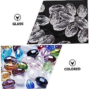 COHEALI 1 Pack Crystal Beads Bracelet Kit Beads Bracelets Beads Decorative Beads Round Beads Round Bracelet Beads Gemstone Beads Glass Beads Parts DIY Jewelry Making Accessory Necklace