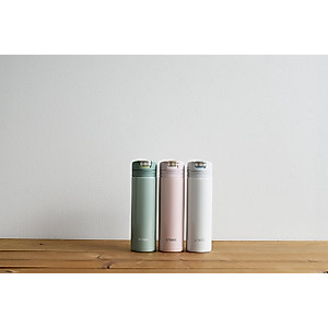 Tiger Stainless Mini Bottle 0.3L White Tiger Sahara Mug Bottle (MUJURYOKU) MMX-A030-WW