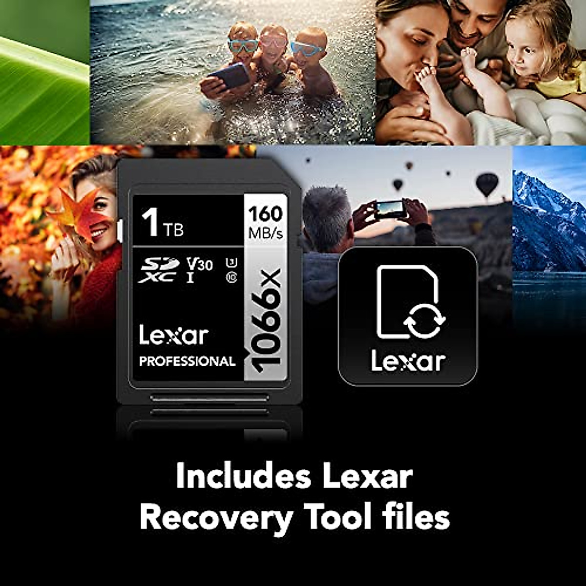 Lexar Professional 1066x 128GB SDXC UHS-I Memory Card SILVER Series, C10, U3, V30, Full-HD & 4K Video, Up To 160MB/s Read, for DSLR and Mirrorless Cameras (LSD1066128G-BNNNU)