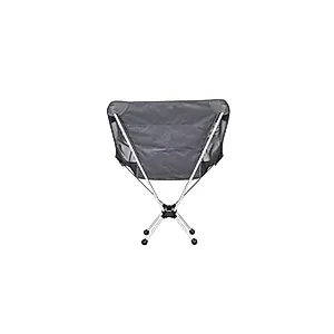 TIMBER RIDGE FC-339L Lightweight Portable Backpacking Folding Compact Camping Adults, Outdoor Chair with Carry Bag for Travel, Hiking, Beach, Supports 300lbs, 22" W x 14.2" D x 28.7" H, Gray