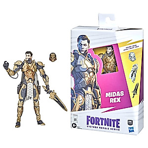 FORTNITE Hasbro Victory Royale Series Midas Rex Collectible Action Figure with Accessories - Ages 8 and Up, 6-inch