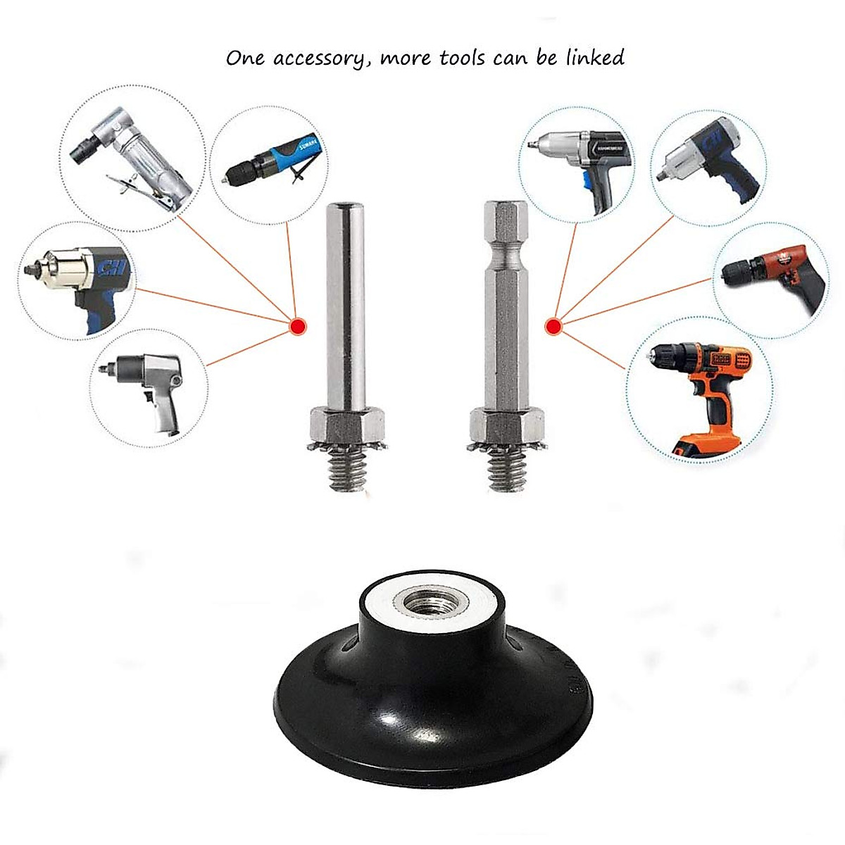 Crossarctic 75Pcs 3 inch Quick Change Disc Set, Zirconia Roll Lock Sanding Disc with 1/4" Holder for Die Grinder Surface Prep Strip Grind Polish Finish Burr Rust Paint Removal