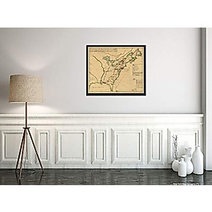 1767 Map| Cantonment of His Majesty's Forces in N. America According to The Disposition Now