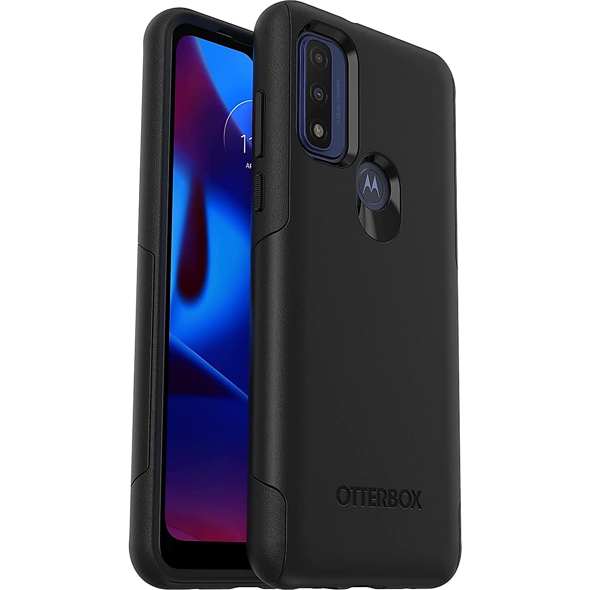 OtterBox Moto g Pure Commuter Series Lite Case - Black, Slim & Tough, Pocket-Friendly, with Open Access to Ports and Speakers (no Port Covers),