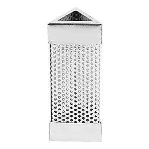 2Pcs 6in Stainless Steel BBQ Grill Smoker Tube Portable Barbecue Smoke Generator Mesh Tube Pellets Smoke Box Barbecue Accessory(1#)