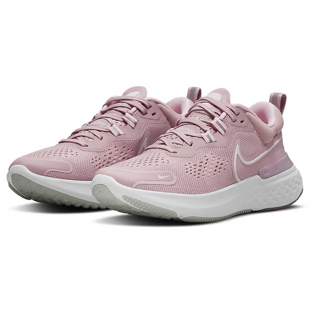 Nike Women's React Miler 2 Shoes, Plum Chalk/White-pink Foam, 6.5