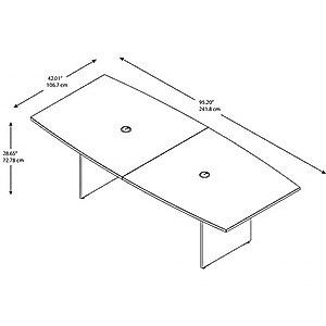 Bush Business Furniture BBF Conference Table, 96W x 42D