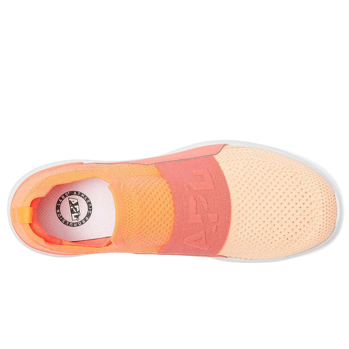 Athletic Propulsion Labs (APL) Techloom Bliss Laser Red/Fire Coral/Faded Peach 8 B (M)