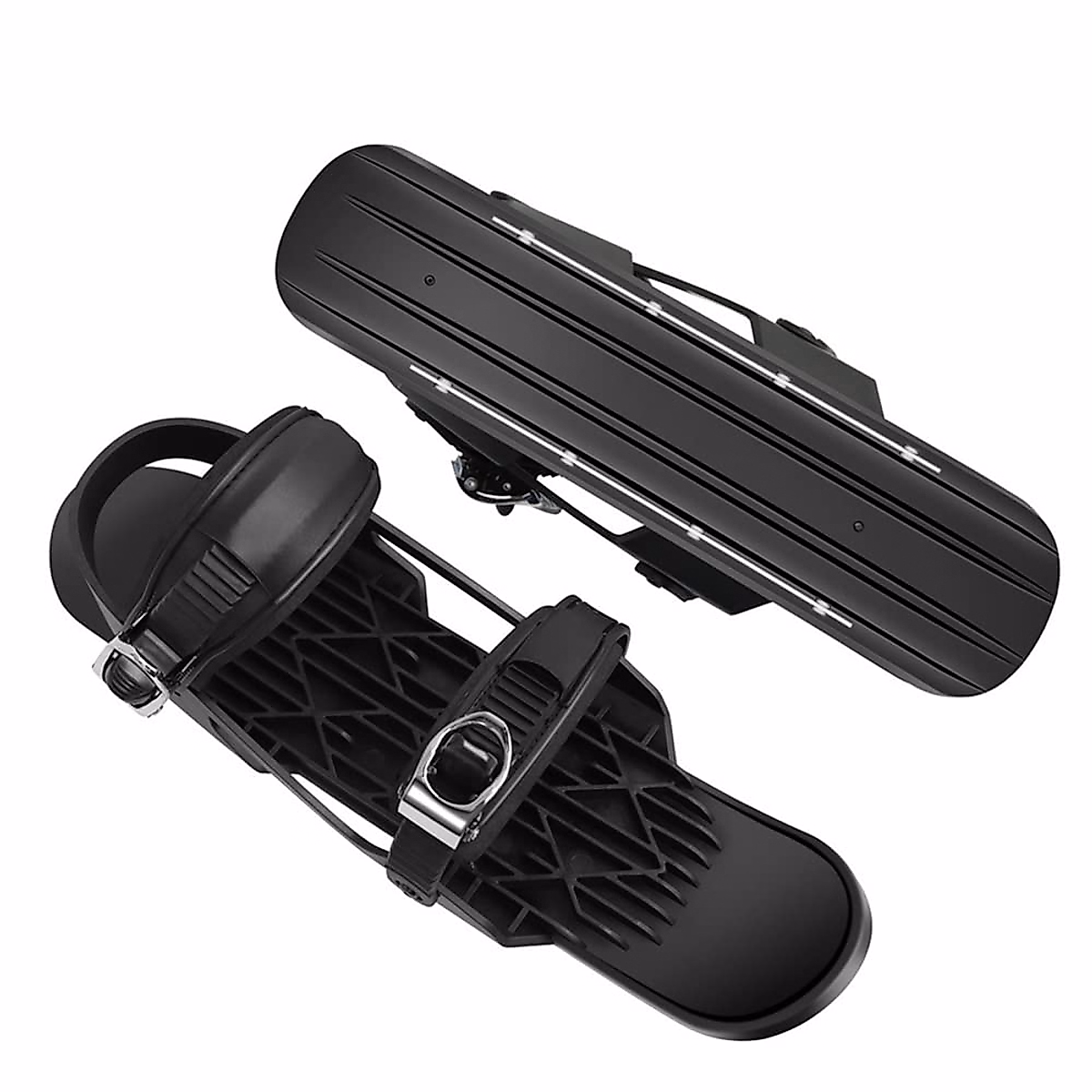 Mini Short Ski Skates for Snow, KEYUSHOP Kid Adult Adjustable Shortest Snowskates Snow blades Skiboards Skis for Winter Shoes, Attach to Skis Boots or Snowboard Boots, for Winter Skiing Equipment