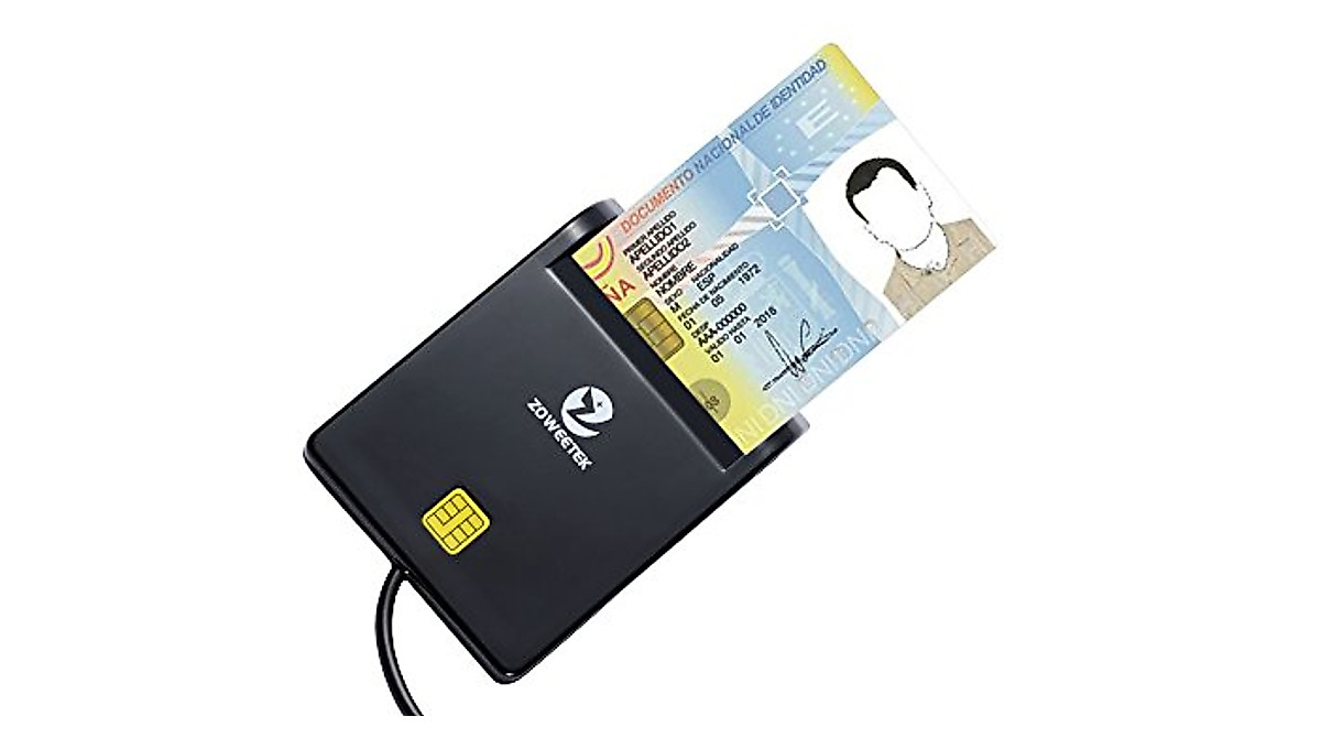 ZOWEETEK CAC Card Reader Military, Smart Card Reader DOD Military USB ...