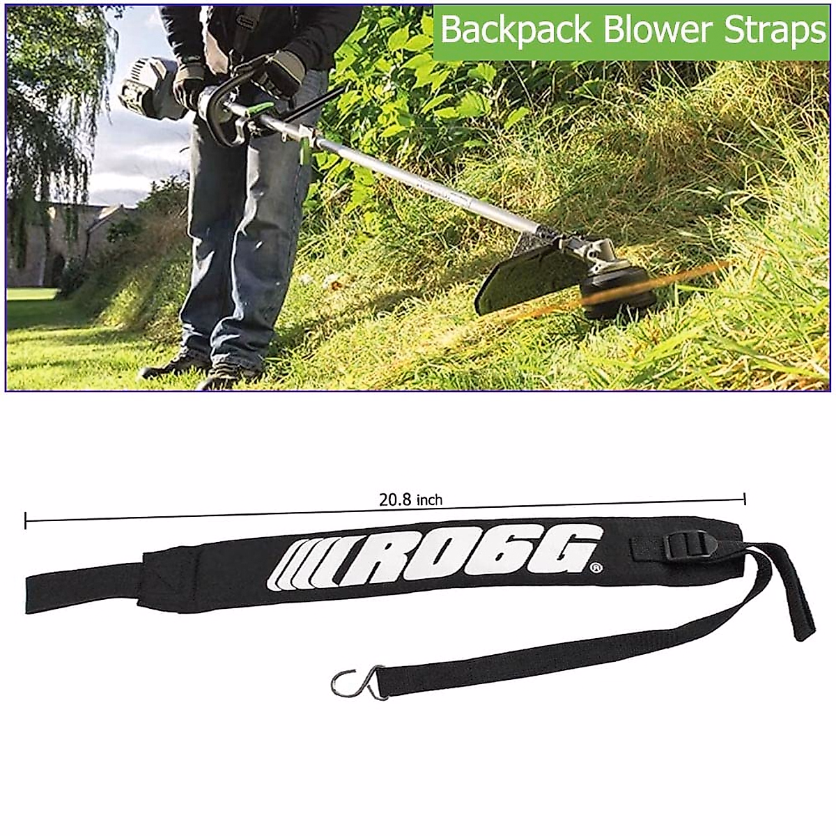FELHOOD Replacement Stihl Backpack Blower Straps C061000110 for Stihl Echo Leaf Blower Shoulder Strap C061000111 PB-500 PB-265LN PB-403H PB-413H PB-460 PB-610 PB-620 PB-650 PB-755 Fits - 2 Pack