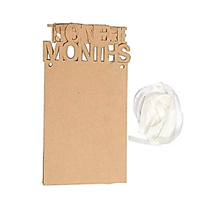 XUKEKOY 1st Birthday Baby Photo Banner Growth Record 1-12 Month Photo Prop First Birthday Party Bunting Decor