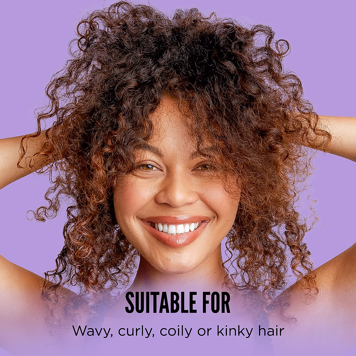 Noughty Wave Hello Curl Defining Shampoo (1L) - Vitamin Rich Formula for Curly and Wavy Hair, 97% Natural, Sulphate Free, Vegan