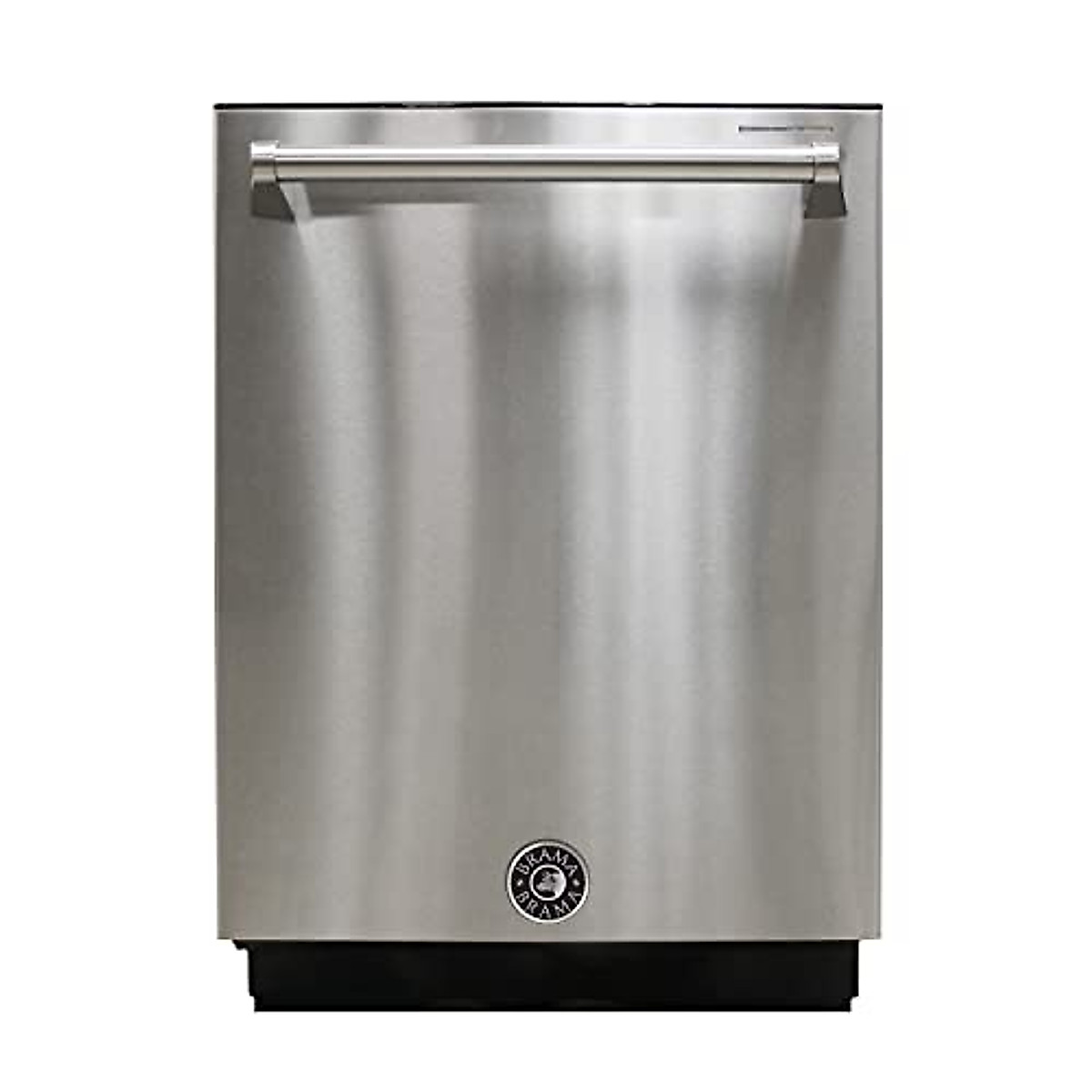 Vinotemp BR-DWSH01-S Dishwasher 24-Inch Built in with 6 Wash Options and 6 Automatic Cycles, Stainless Steel Construction, Electronic Control LED Display, Low Noise Rating, 44 dB, Metallic