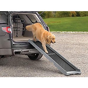 WeatherTech PetRamp, Folding Dog Ramp for Large Dogs to 300 Pounds, Traction Grip Ramps Universal for Car, SUV, Truck