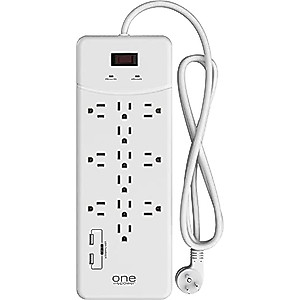 ONE Power PSS122 12 Outlet/2 USB Surge Protection Strip by ONE Power