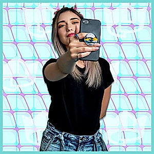 4 Pack Phone Grip,Cell Phone Holder for Smartphone,Finger Kickstand Rotation Stand - Rose Gold Pink Mountain Sunset Tree Marble