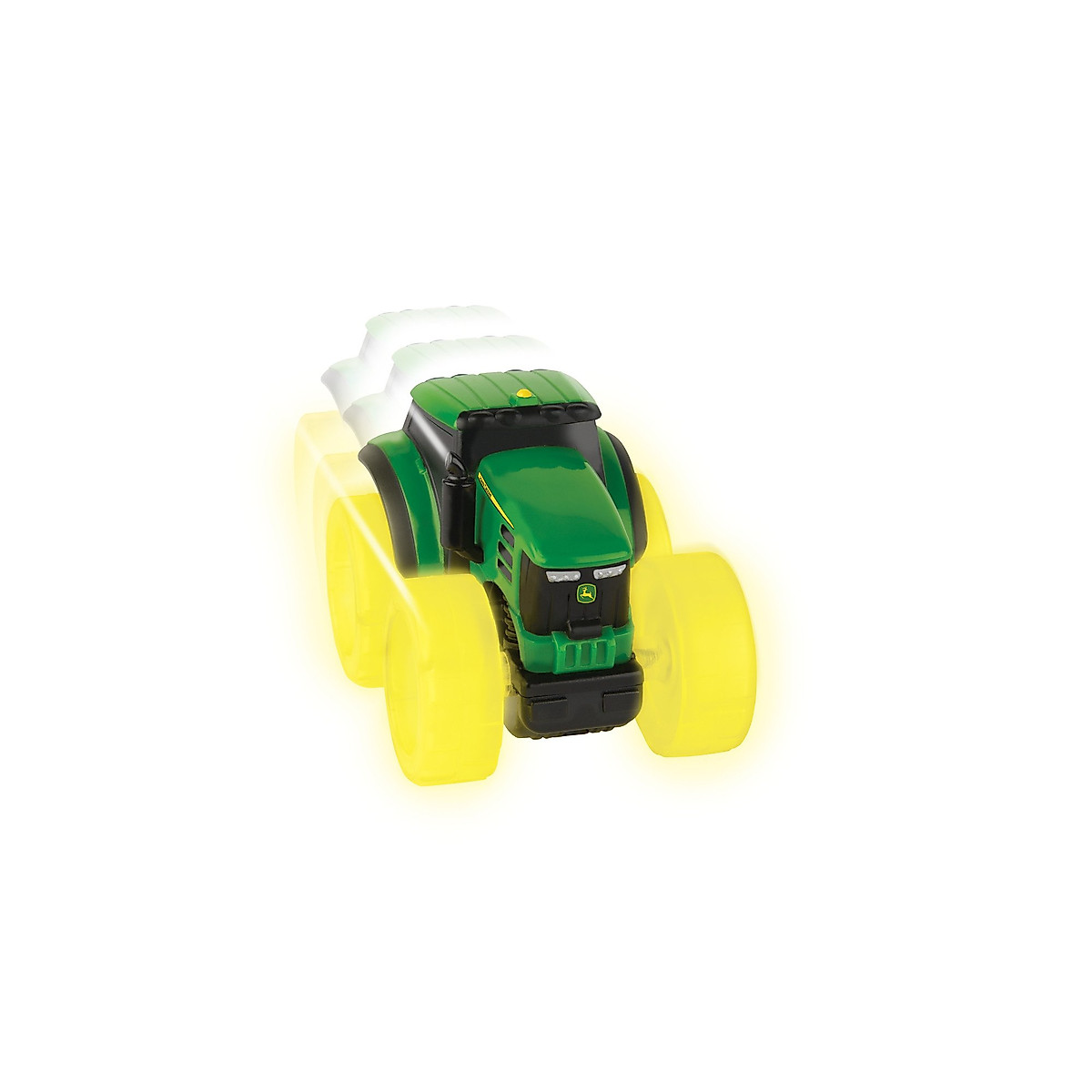 John Deere Monster Treads Lightning Wheels Mini Vehicle - Includes 1 Miniature Monster Truck Toy - Gator or Tractor Toy (Vehicle May Vary) - John Deere Toys