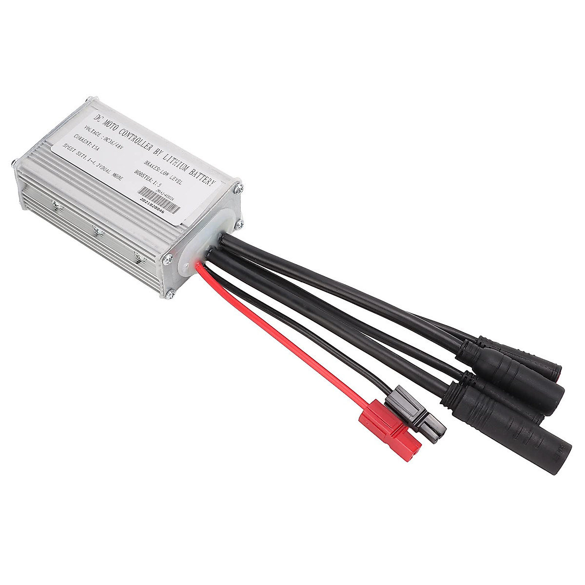 VGEBY Electric Bike Conversion Kit, Electric Bike Motor Controller 15A Common Speed Controller 36V 48V with GD01 Panel 1 to 2 Cable Fully Waterproof Kit