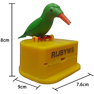 RIJBYWS Bird Toothpick Dispenser£¬Telescopic Automatic toothpick dispenser£¬Cute Toothpick holder decoration the kitchen, home,party, fun gifts for children parents