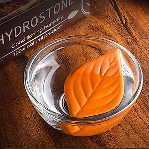 Junfamilee 1 Pc Brown Sugar Keeper Saver for Keeping Moist Fresh Reusable Leaf Clay Keep Conditioning Humidity Kitchen Gadgets Storage Containers Sets Food Containers（52 * 35mm）