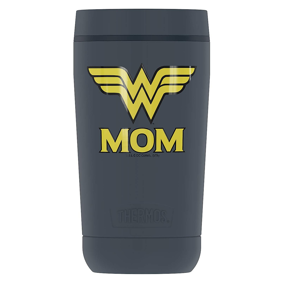 THERMOS Wonder Woman Wonder Mom Logo, GUARDIAN COLLECTION Stainless Steel Travel Tumbler, Vacuum insulated & Double Wall, 12oz