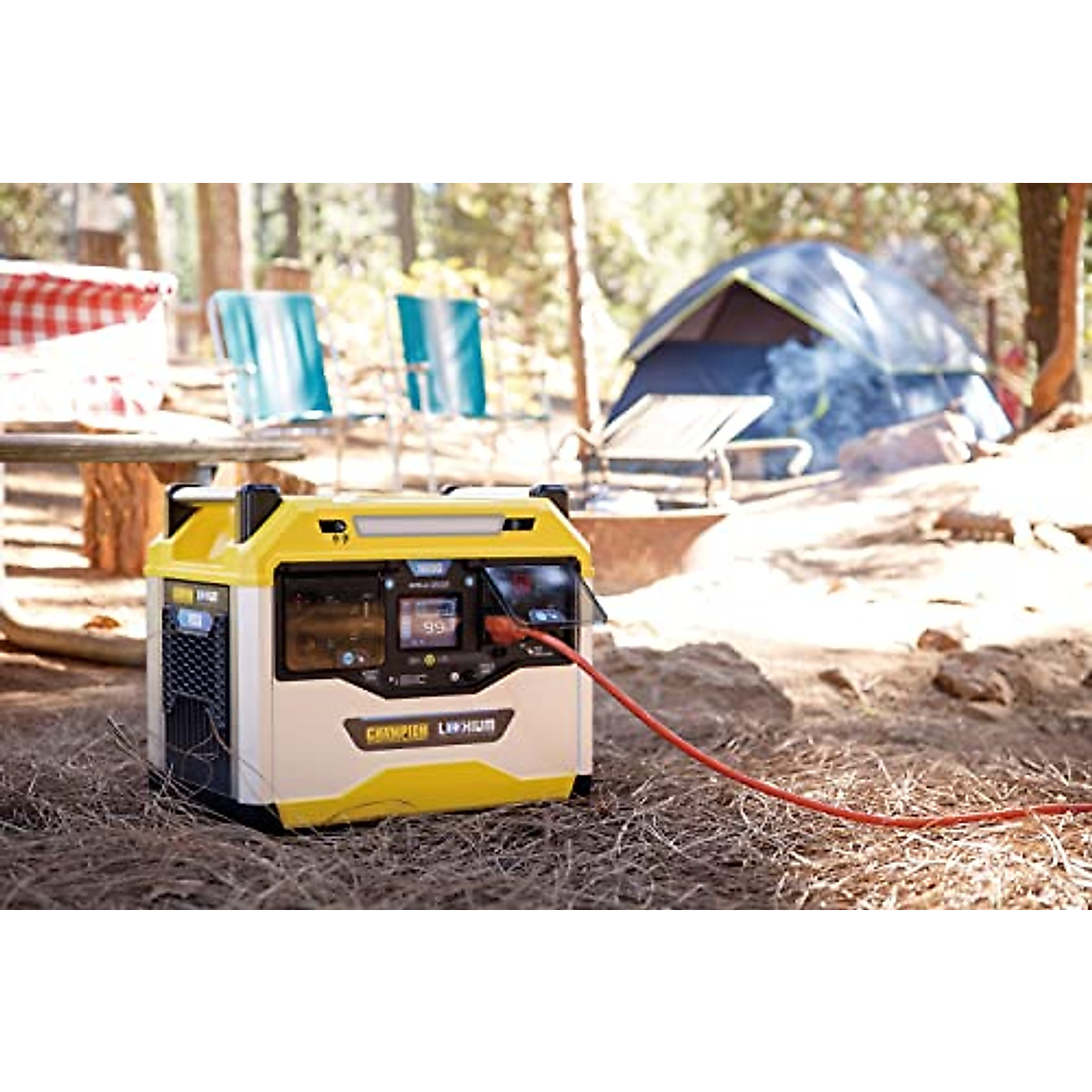 Champion Power Equipment 100594 1638-Wh Power Station 3200/1600-Watt Portable Lithium-Ion Battery Solar Generator