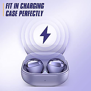 6 Pairs Memory Foam Earbud Tips for Samsung Galaxy Buds Pro Ear Tips S/M/L 3 Size Anti-Slip Replacement Earbud Tips for Galaxy Buds Pro Accessories