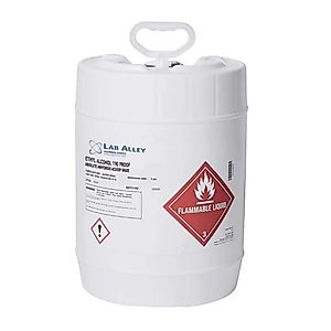 Ethanol 190 Proof (95%) Non-Denatured Alcohol, USP/FCC Food Grade, Kosher-5 GAL