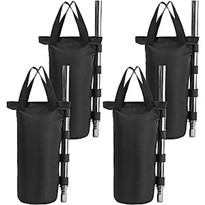XINFULLWOL Tent Weights,Canopy Weight Sand Bags(120+ LBS) for Pop Up Canopy Gazebo,Outdoor Sun Shelter Umbrella,Tents for Parties,for Easy Up Tents,NO Sand,4-Round