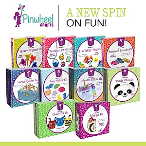 Kids Origami Paper Kit: Girls Multi Color Foldable Paper Sheets For Flowers With Decorative Charms & Accessories - Craft Supplies Set With Instruction Book - Beginner, Intermediate & Advanced