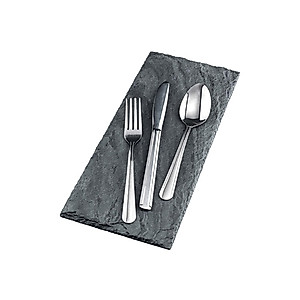 Winco 12-Piece Dominion Heavy Weight Salad Fork Set, 18-0 Stainless Steel,Silver